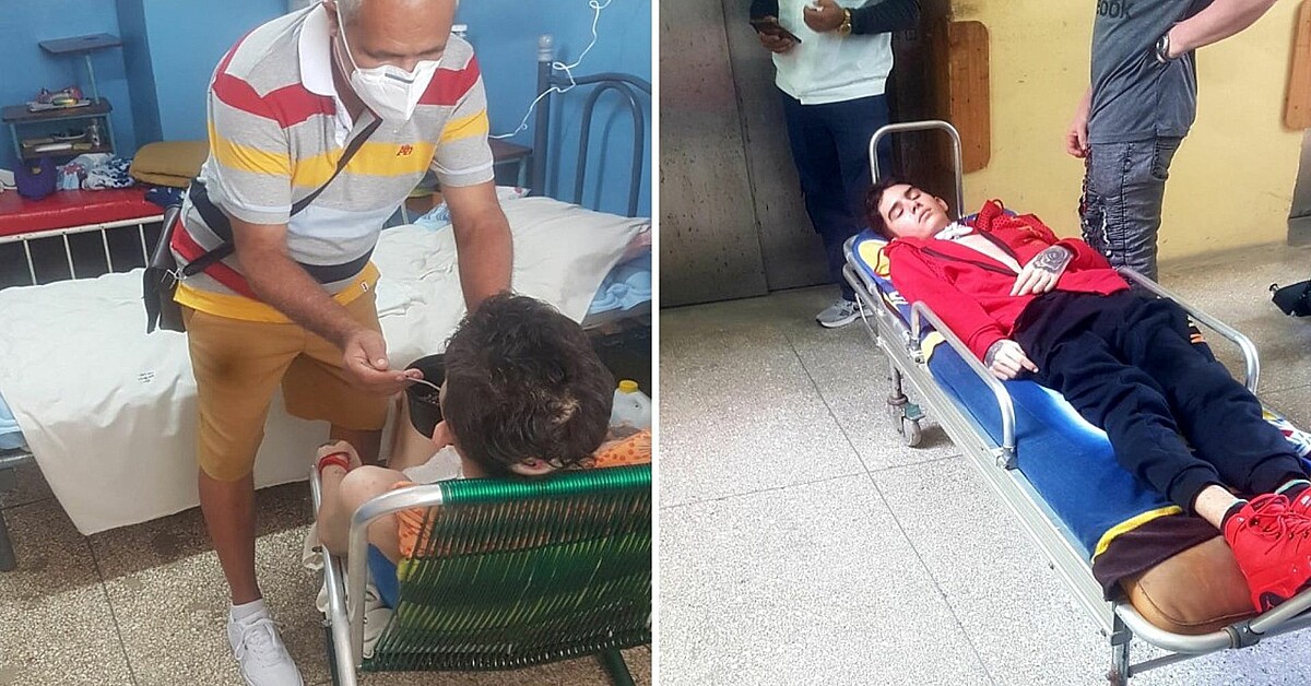 Dan alta médica a adolescente macheteado en Cuba y regresa al hospital por apagones de seis ...